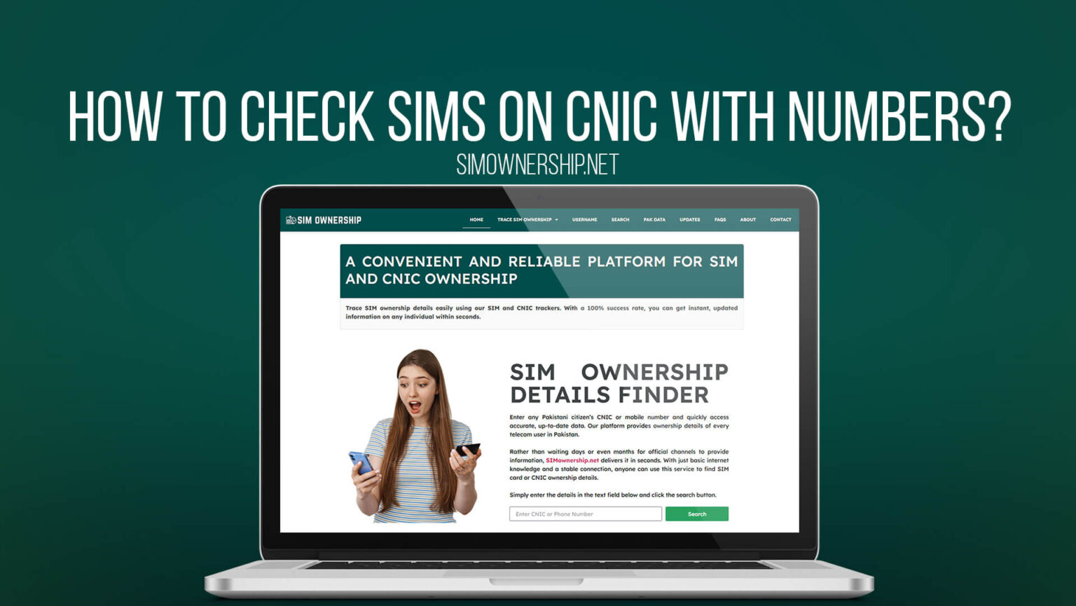 How to Check SIMs on CNIC with Numbers - SIM OWNERSHIP